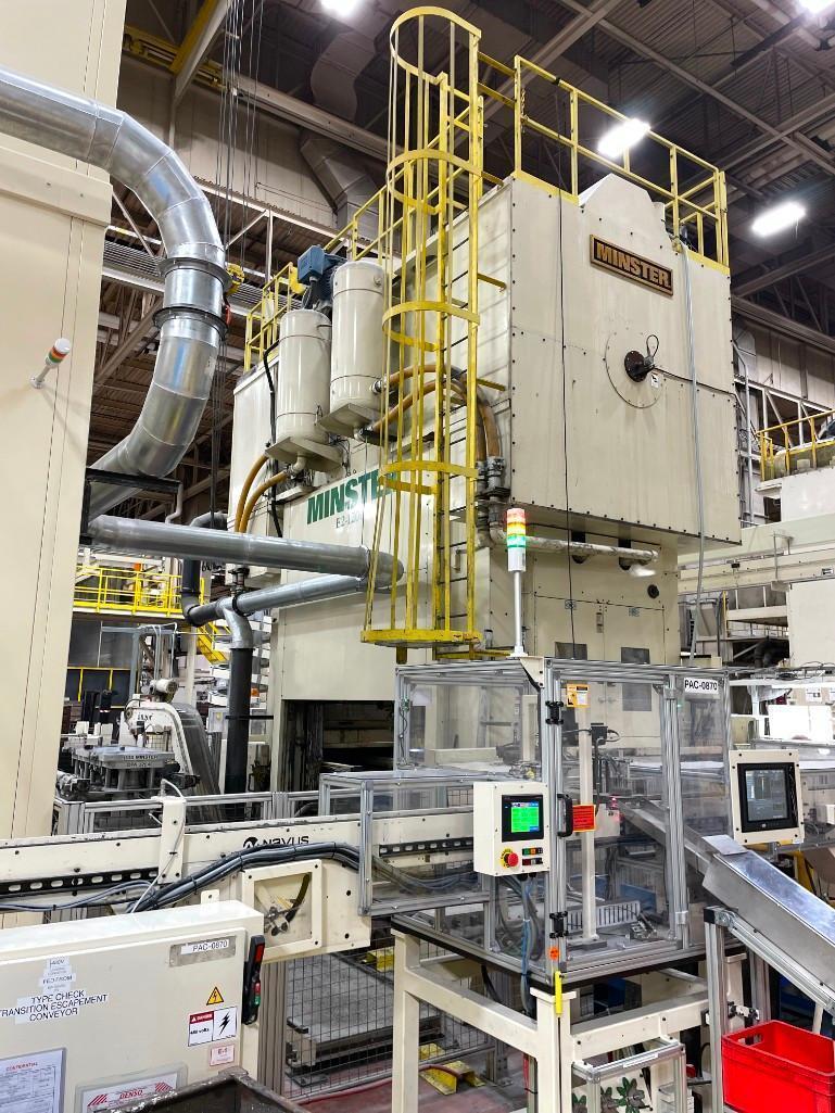 Minster #E2-1200-120-60, SSDC, 12" stroke, 44" Shut Height, 12" adj ...