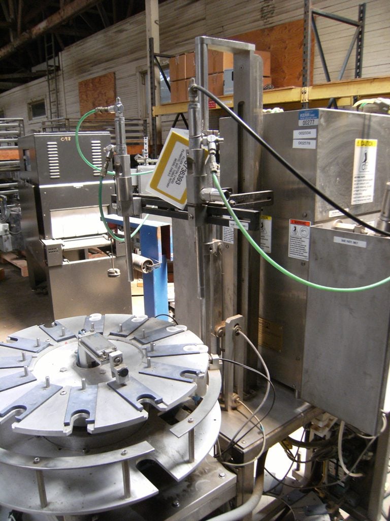 Filamatic #DAB-8-2, Twin Head Piston Filler, 85 centers capacity, 1.25 ...