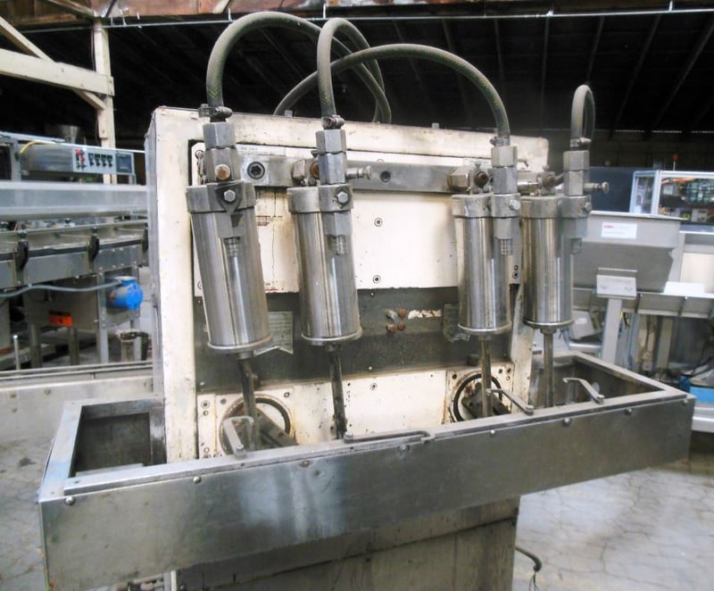 Filamatic #CVKM-300-1, Piston Filler, (4) pistons w/1000 centers or 1 ...