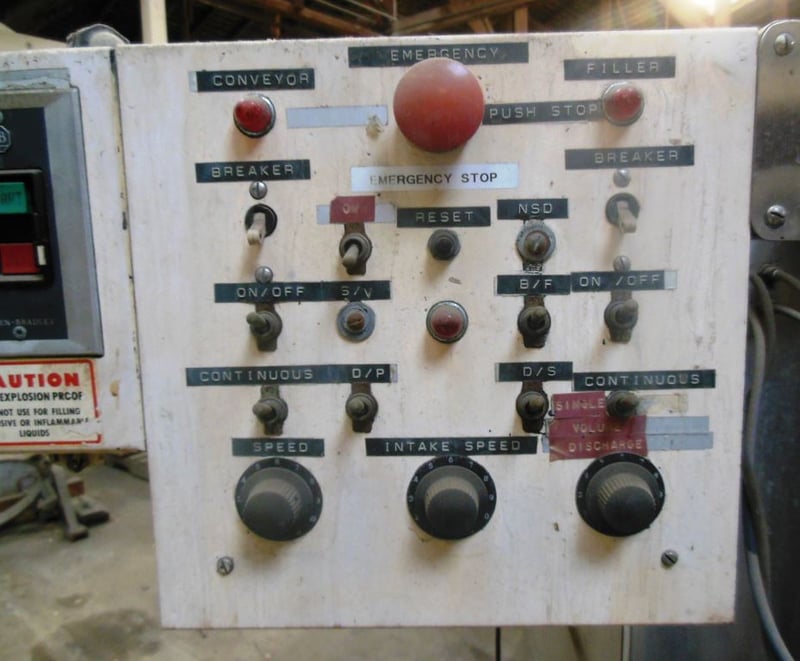 Filamatic #CVKM-300-1, Piston Filler, (4) pistons w/1000 centers or 1 ...