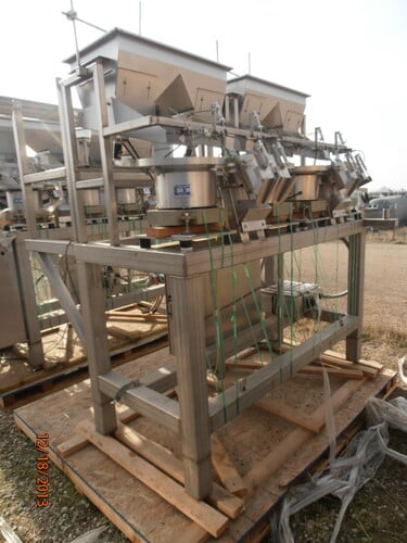 Action Pac, Weigh Filler & Sorter, Stainless Steel, (4) 18" diameter ...