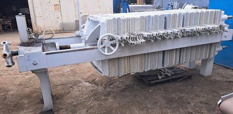 30" Shriver & Co, Plate & Frame Filter Press, polyporpylene, (30) 1-3/ ...