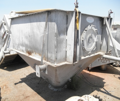 125 cu.ft. HAF Equipment Inc. #Surge-Hopper, Hopper, Stainless Steel ...