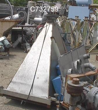 18 cu.ft. Hopper, Stainless Steel, 30" x 70" x 46" Hopper w/pyramid ...