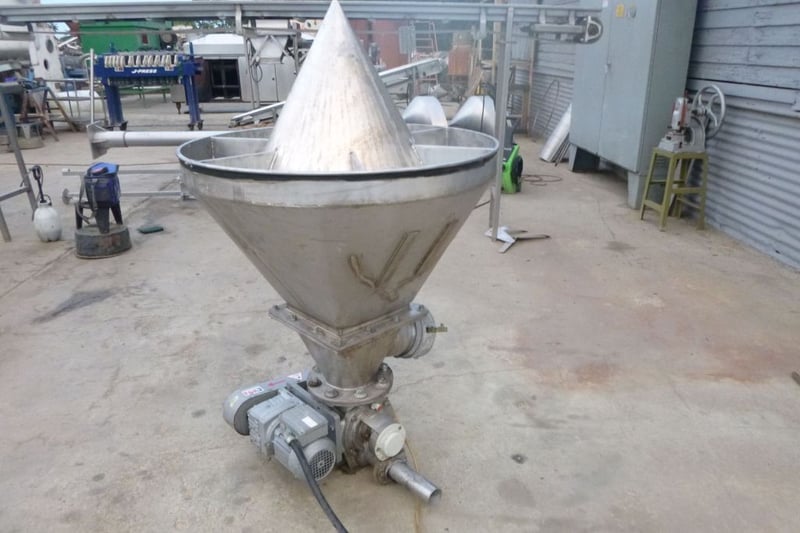 9 cu.ft. Conical Hopper, Stainless Steel, 70 gallon, 36" x 32" H hopper ...