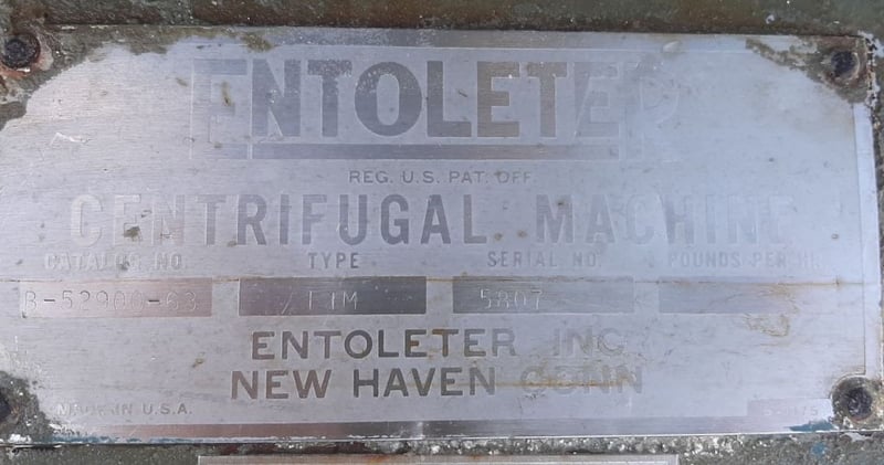 Entoleter Centrimil #FTM, Impact Mill, Carbon Steel, 8000 lbs/hr., 16 ...