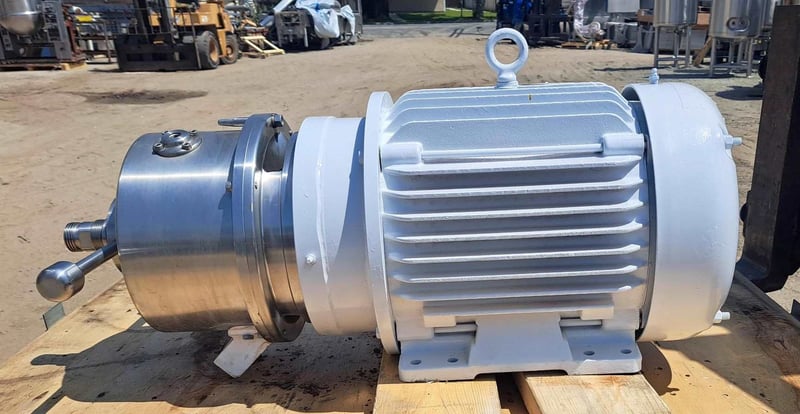 Inline Mixing Pump, Stainless Steel, high shear, 15 HP, 3525 RPM, 208 ...
