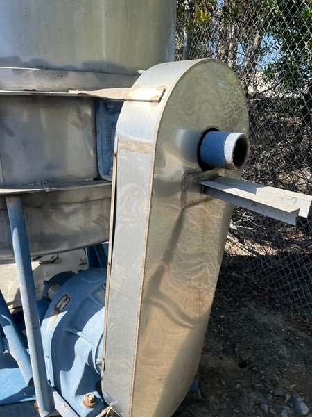 800 gallon Hot Break Tank, 316 stainless steel, 5' diameter x 6 ...