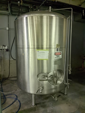 930 gallon Ripley Stainless, Stainless Steel, DT/DB, 15 psi, 5 ...