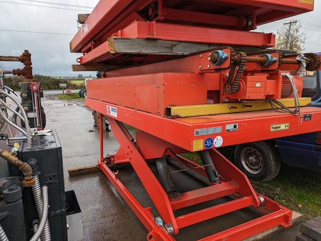 6000 lb. Laweco #6000-KG, Lift Tables, 60" x 142" table, no hydraulic ...