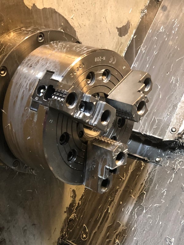 Daewoo Doosan Puma #8HC-3A, 26.8" swing, 8" chuck, 2" bar, Fanuc 16T ...