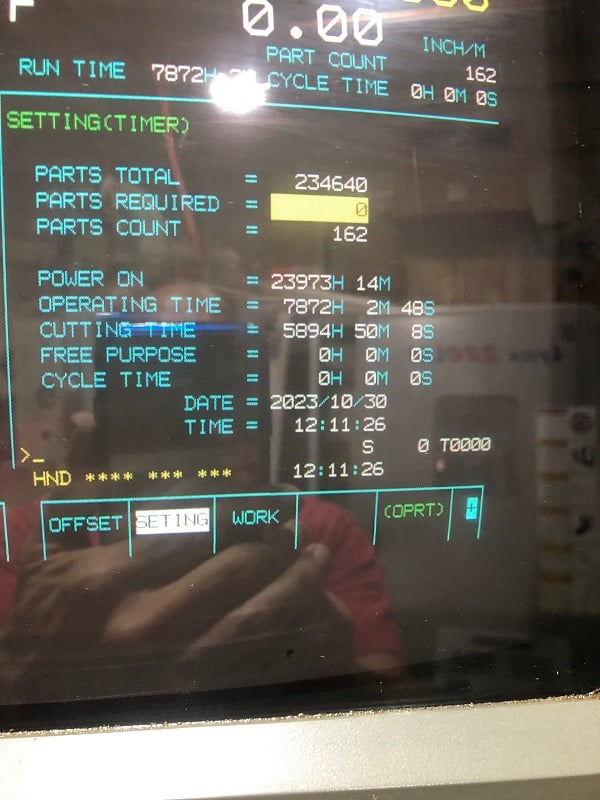 Daewoo Doosan Puma #8HC-3A, 26.8" swing, 8" chuck, 2" bar, Fanuc 16T ...