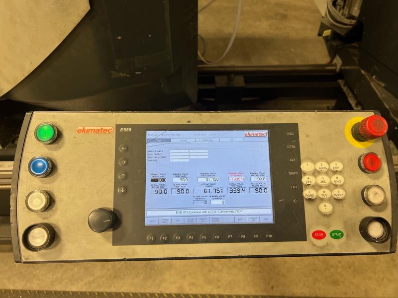 Elumatec #DG 244, Twin Head Double Miter Saw for Window Profile ...