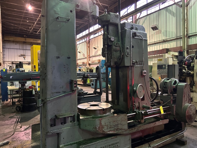 Gould & Eberhardt #48H, vertical gear hobber, 48" workpiece diameter ...