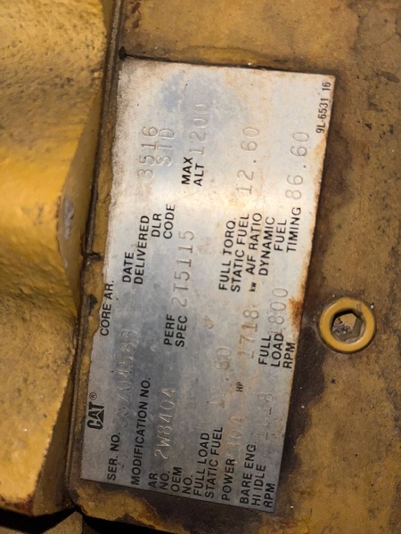 1600 KW Caterpillar #3516A, diesel generator, weatherproof enclosure ...