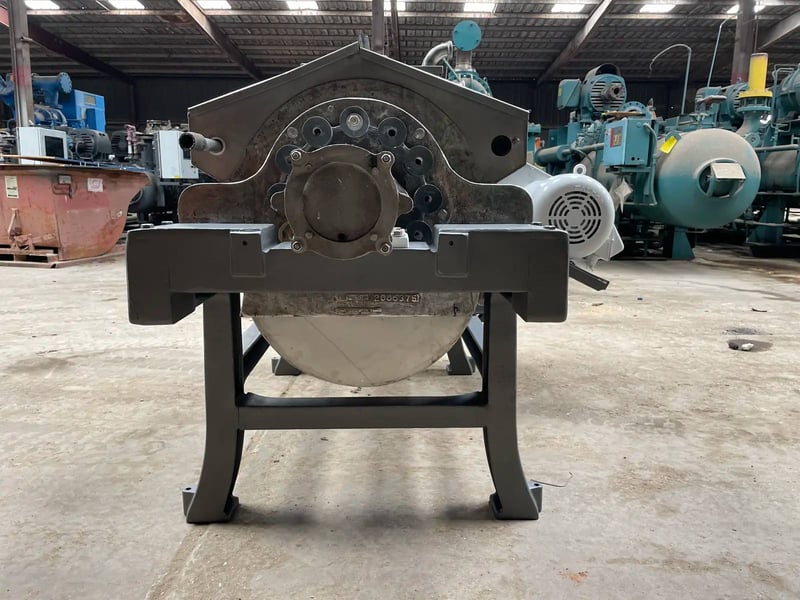 FMC #75B, Pulper Screw Extractor/Finisher, 15 HP, 75-100 GPM, 1760 RPM ...