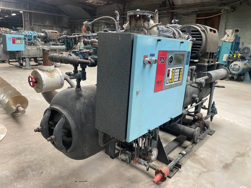 250 HP FES #225E, Rotary Screw Compressor Package, Mycom 200MUD/5.8,230 ...