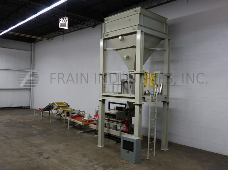 Hamer Fischbein #600NW, complete bag filling system, 5-15 bags/minute ...
