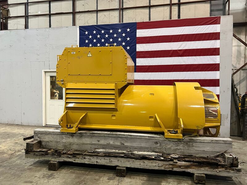5000 KVA, 1800 RPM, ABB, generator end, 13800 Volts, 2016 for Sale ...