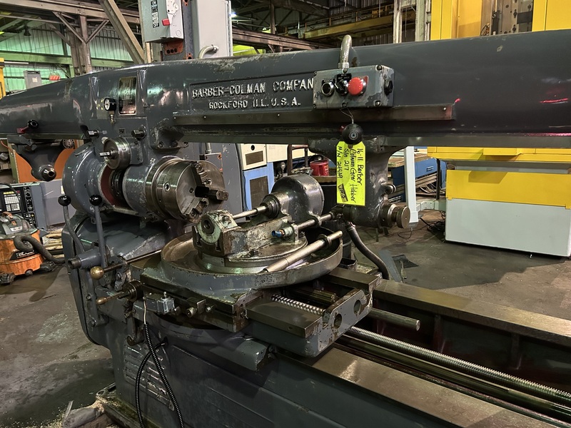 Barber-Colman #16-11, taper spline hobber, horizontal, 16" pitch ...
