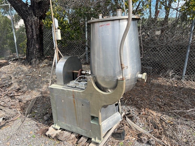Kraft, Cheese Mixer, 5 cu.ft., 21" diameter Mixer, 12" diameter x 20" L ...