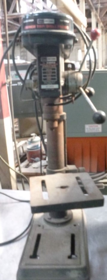 10" Sears Craftsman #351-226250, Multi-Speed Tilt Table Benchtop Drill Press, 1/2" chuck, 3000 ...