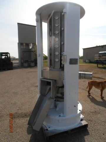 Jones, Vertical Screw Press, 6" diameter Liquid discharge, 12" width ...