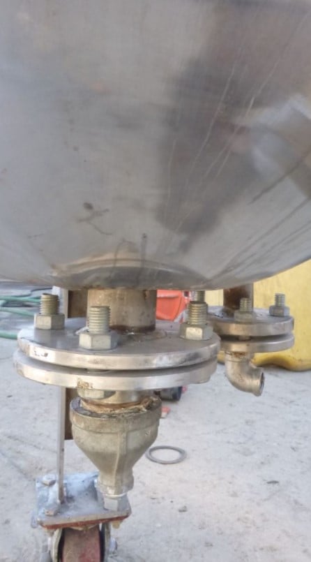 25 gallon Stainless Steel Jacketed & Agitated Tank, Stainless Steel, 20 ...