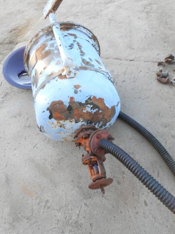 30 gallon Pfaudler, Glass-Line Pressure Tank, 20" diameter x 22 ...