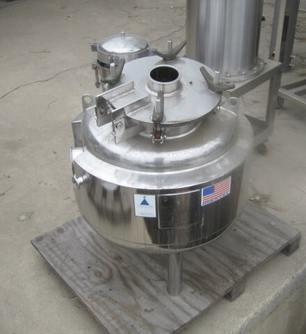 32 gallon Precision Stainless, Stainless Steel Tank, 22" diameter x 16 ...