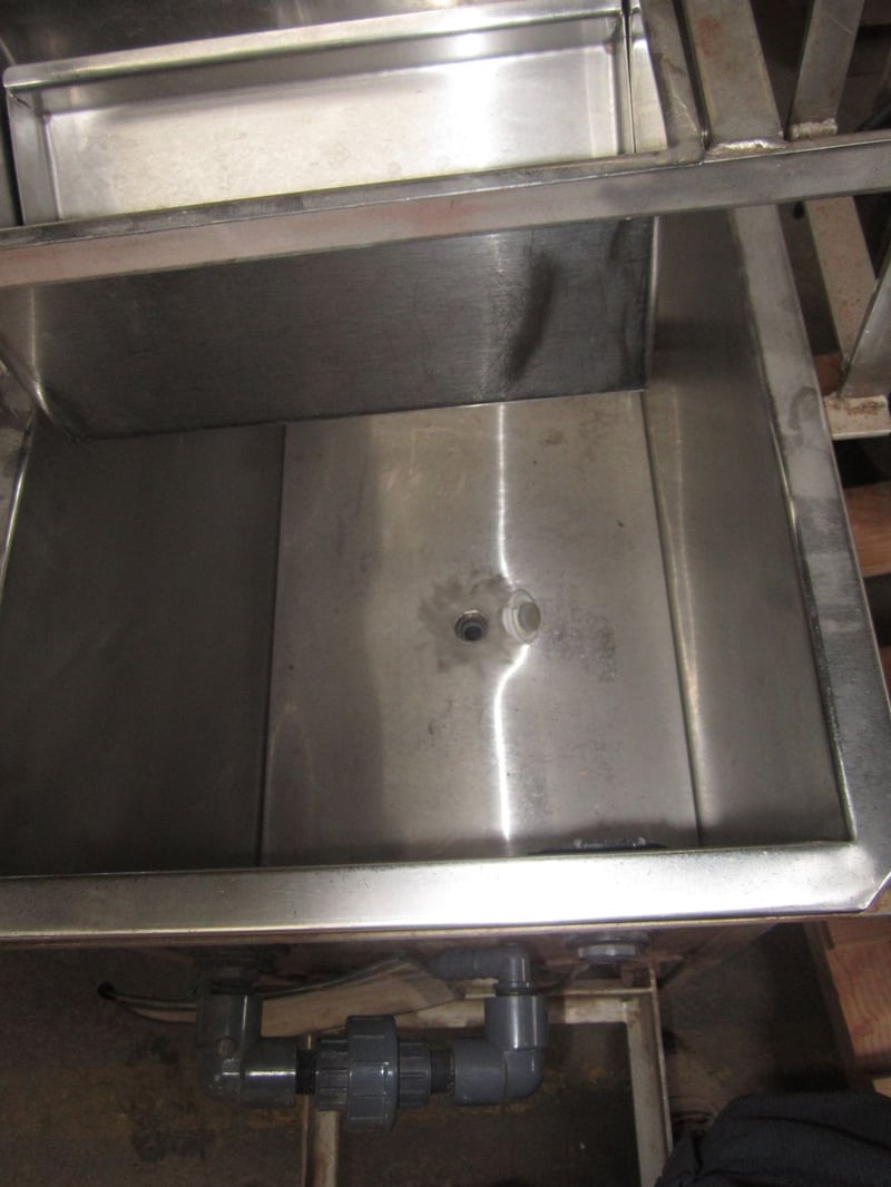 35 gallon Bead Drop, Stainless Steel Tank, rectangular, 15" L x 24 ...