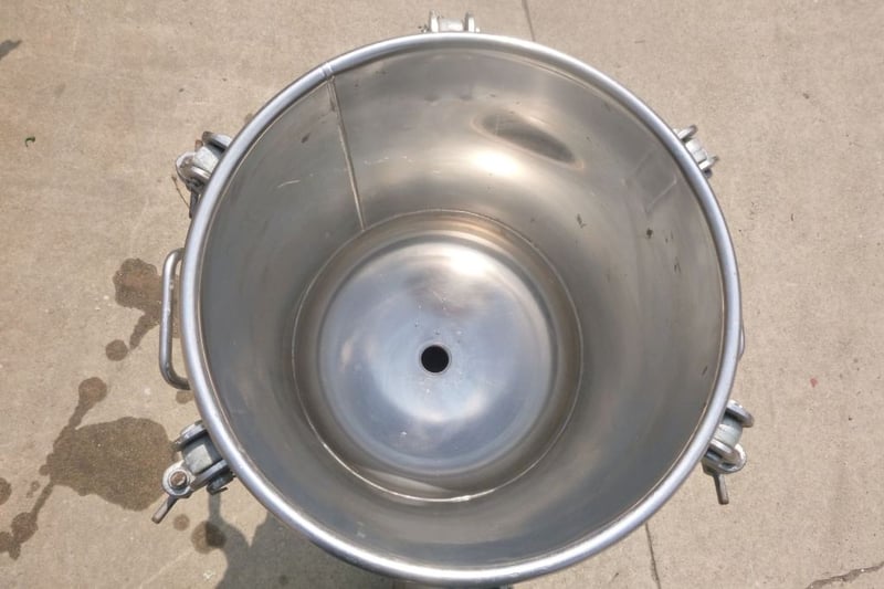 5 gallon DeVilbiss #1420-498, Stainless Steel Pressure Vessel/Tank, 14 ...