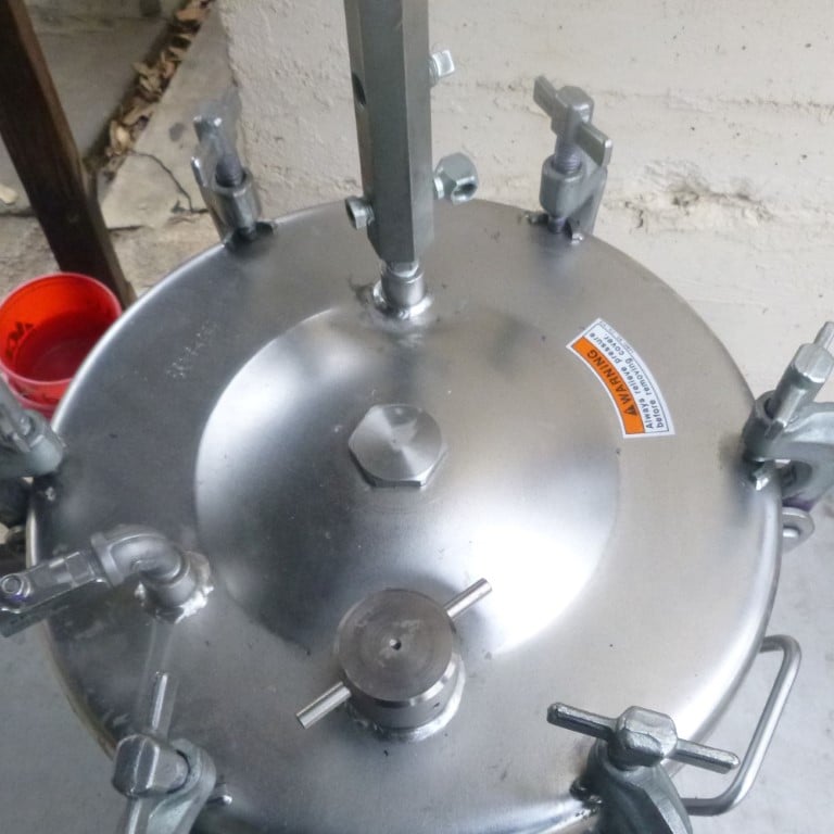 5 gallon DeVilbiss QMS #1416-497, Tank/Pressure Vessel, Stainless Steel ...