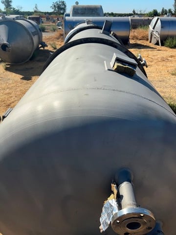 2000 gallon Hahn & Clay, Stainless Steel Pressure Rated Tank, 5 ...
