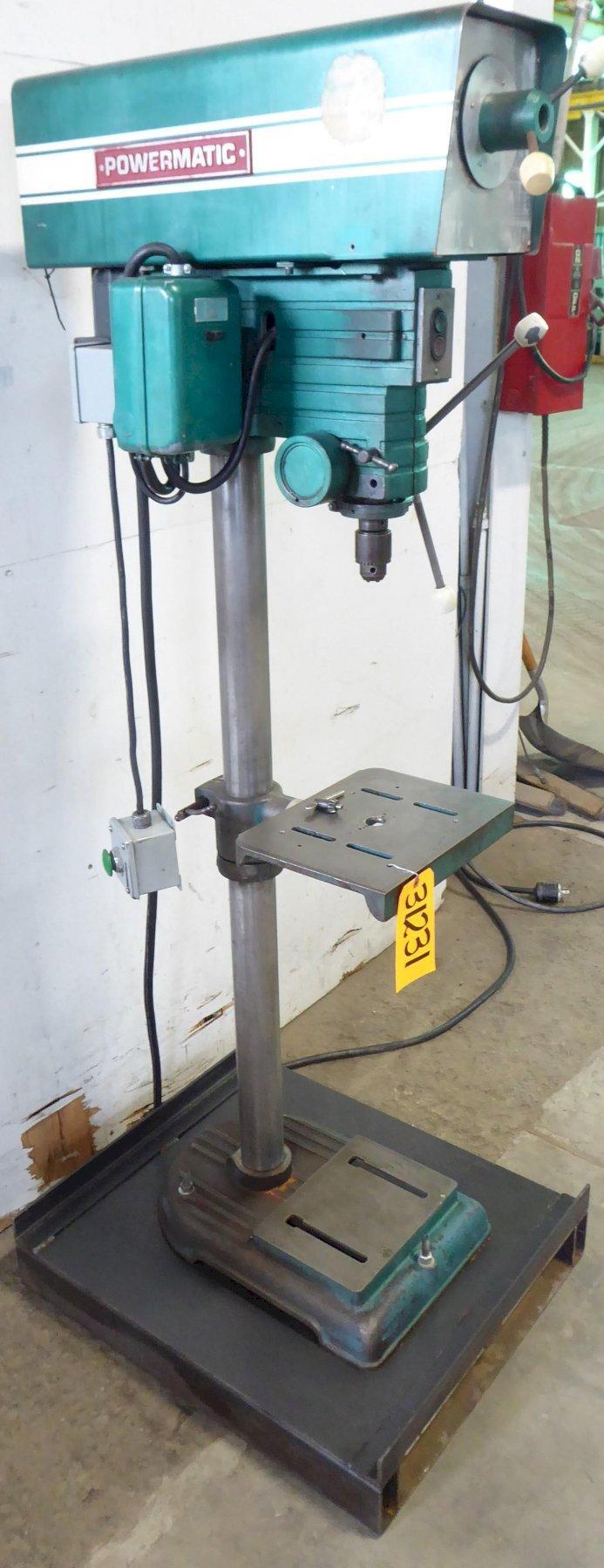 15" Powermatic #1150, floor single spindle drill, 6" spindle travel ...