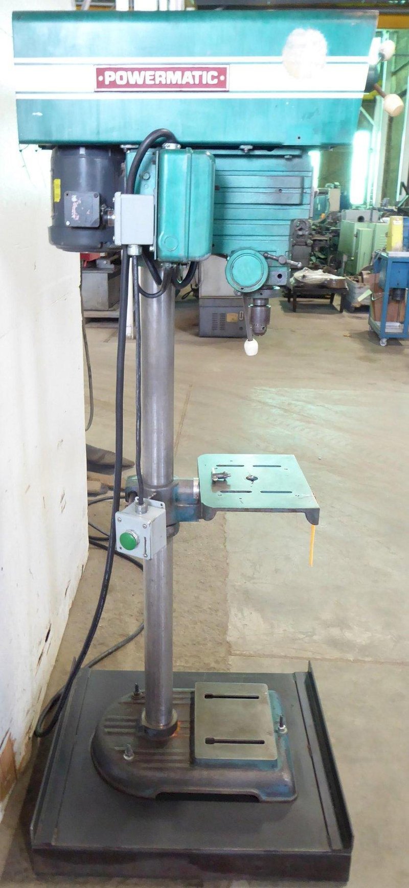 15" Powermatic #1150, floor single spindle drill, 6" spindle travel ...