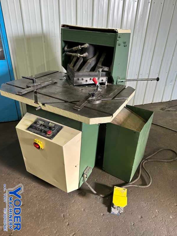 .128" gauge x 12" x 12" Custom, hydraulic corner notcher, 3 HP ...