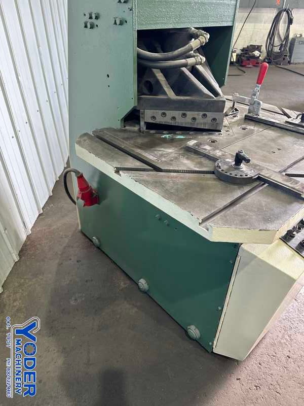 10" gauge x 12" x 12" Custom, hydraulic corner notcher, 3 HP, electric ...