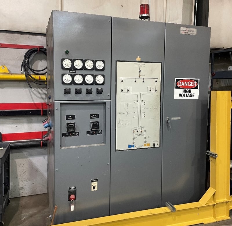 Motor test panel with Jenkins software for vibe and temp monitoring For ...