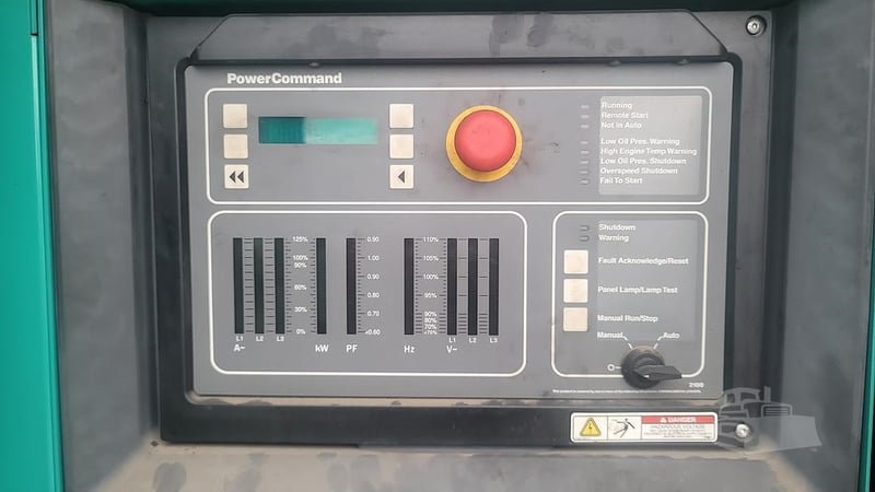 50 KW Cummins #4BT3.9, 3-phase, 441 hours, enclosure fuel base tank ...