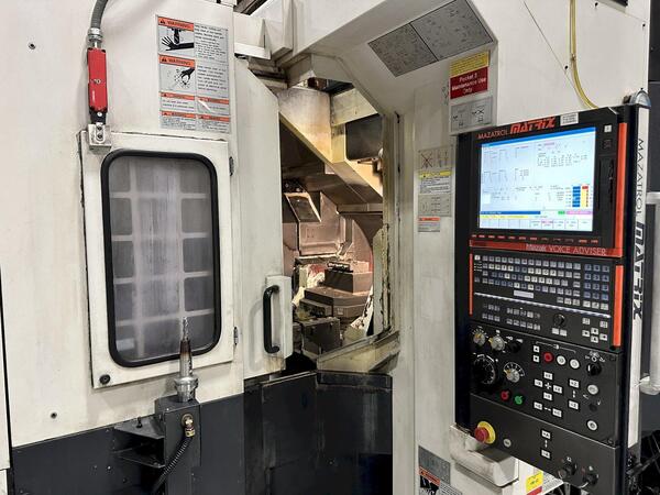 Mazak #Variaxis-500-5X-II, CNC vertical machining center, 40 automatic ...