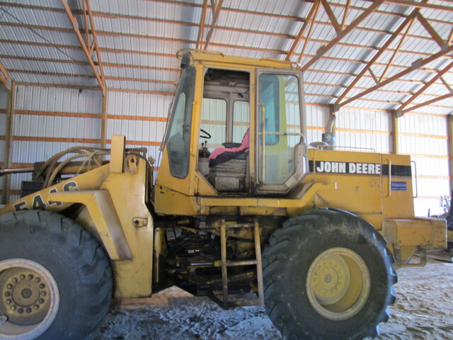 John Deere #544C, wheel loader, twin turbine torque converter, power ...
