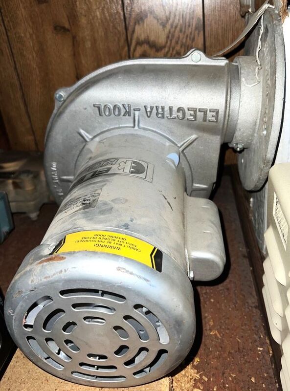 Electra-Kool #500C, blower, 1/3 HP, 118/208-230 V., 3450 RPM, 1-phase ...