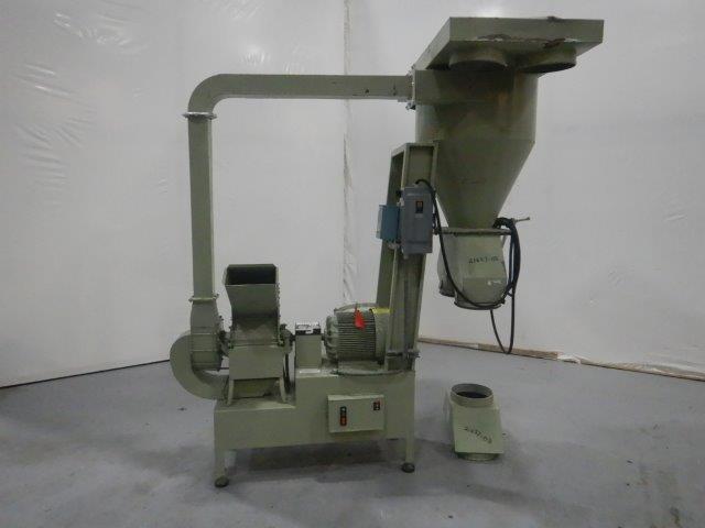 Jay Bee #3CB, hammermill, 10 HP, self contained cyclone for dustless ...