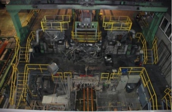 SMS, copper tube cast & roll-melting, casting, milling & 3-roll HRM ...