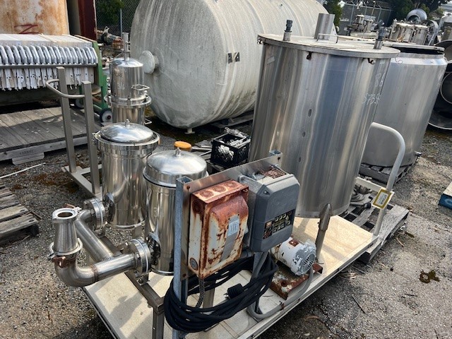 Filterite #910800-000, oil filter system w/, 8" diameter x 16" H, 2" in ...