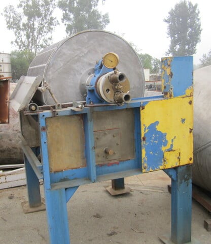 Filtration Engineers, Rotary Vacuum Drum Filter, string discharge, 3 ...