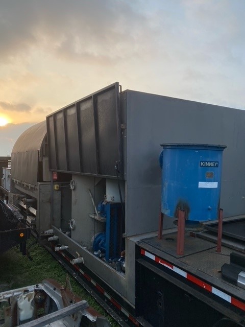 Eimco, rotary vacuum drum filter, 8' diameter x 10' face, 100 HP for ...