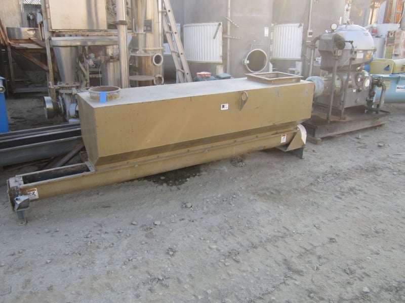 20 cu.ft. Bliss, Carbon Steel Hopper, 96" L x 24" width x 16" deep ...