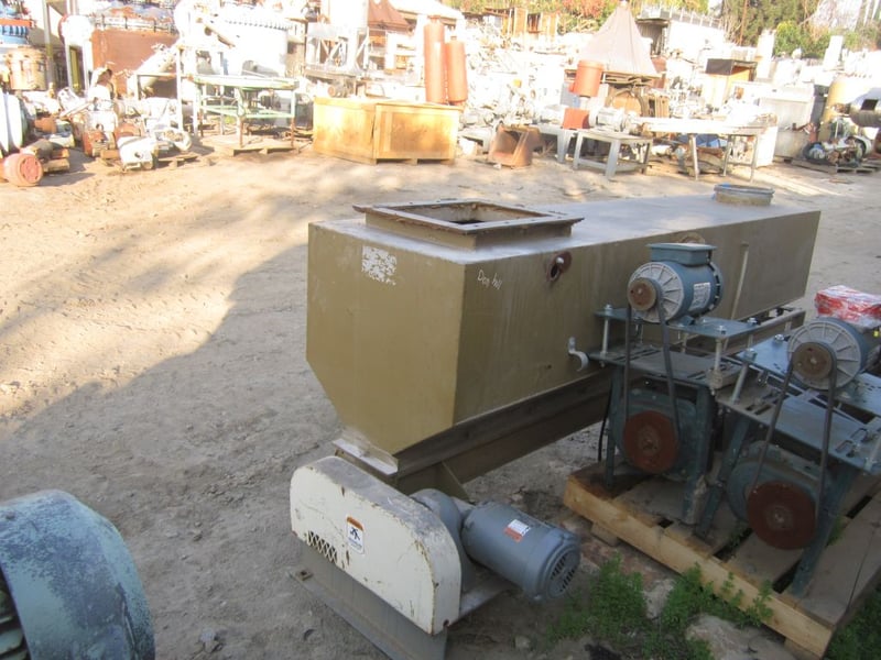20 cu.ft. Bliss, Carbon Steel Hopper, 96" L x 24" width x 16" deep ...